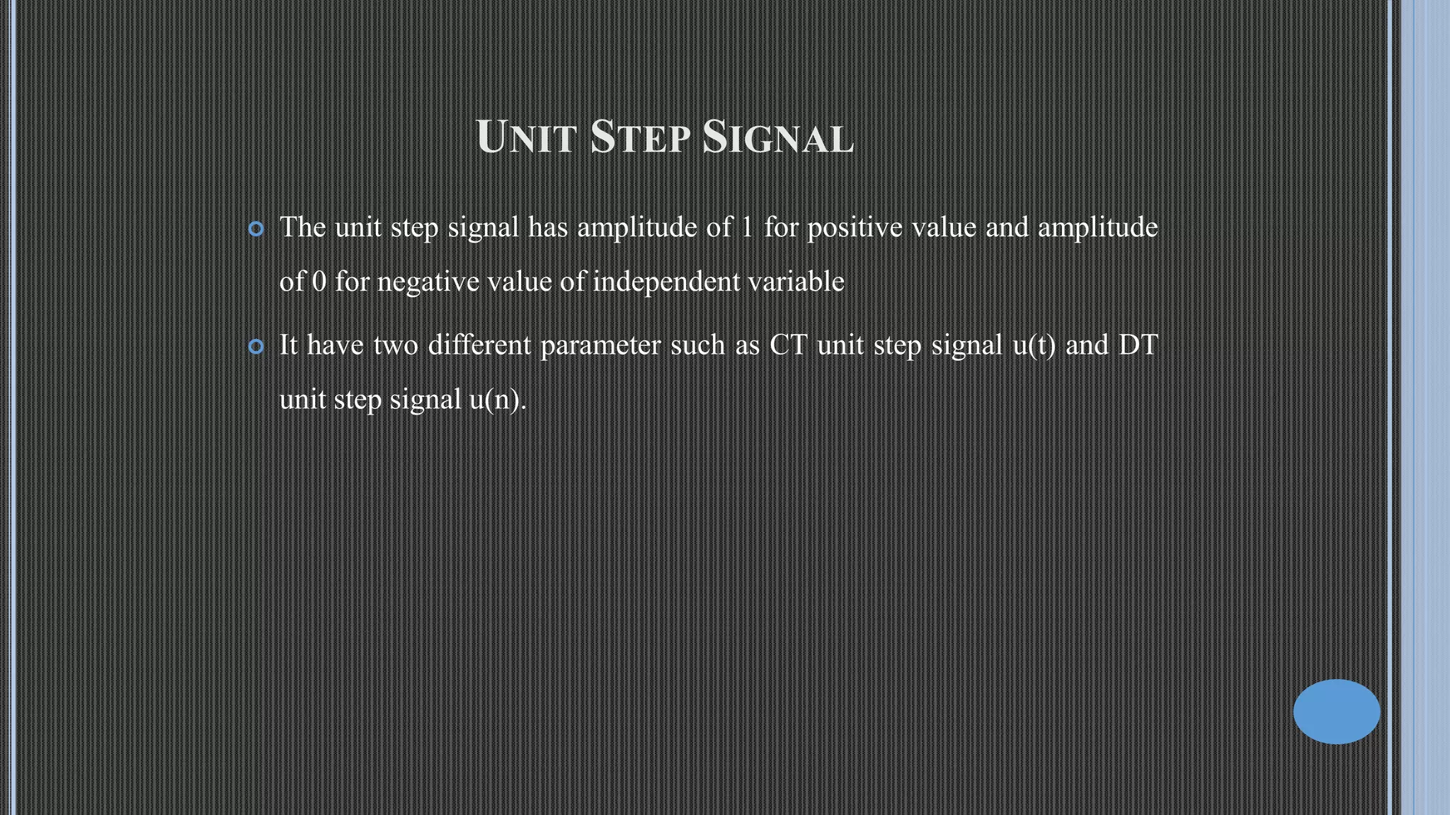 Elementary signals | PPTX