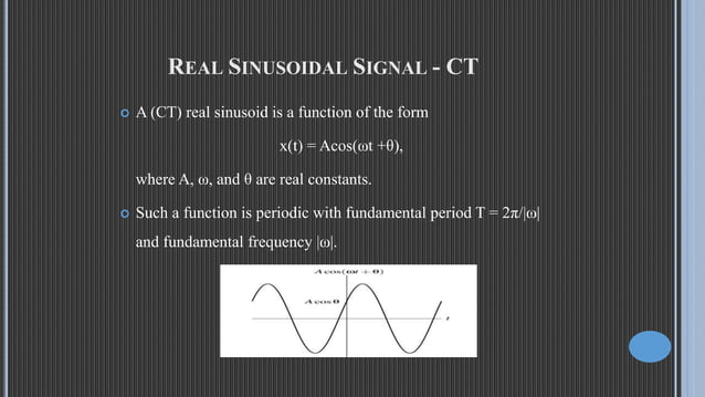 Elementary signals | PPTX | Physics | Science