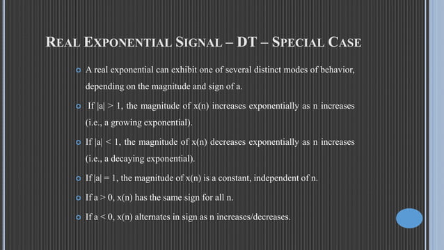Elementary signals | PPTX | Physics | Science