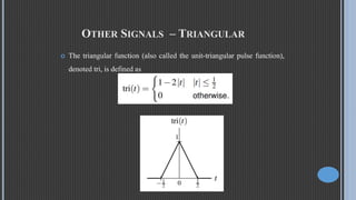 Elementary signals | PPTX
