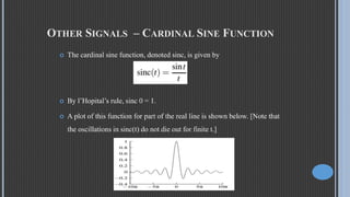 Elementary signals | PPTX