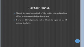 Elementary signals | PPTX