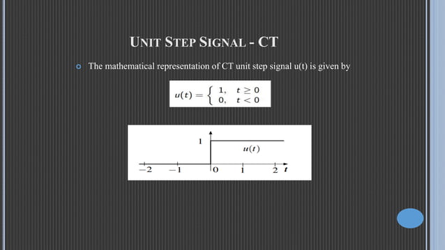 Elementary signals | PPTX | Physics | Science