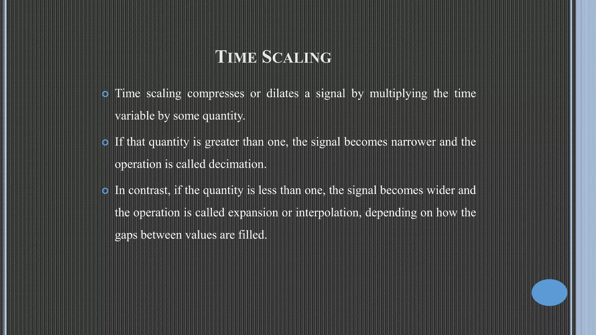 Operation on signals - Independent variables | PPTX