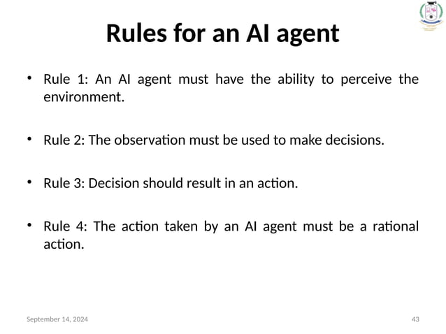 UNIT-I-AI-Notes From Sathyabama University | PPT
