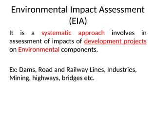 Unit - I - Basic Concepts of Environmental impact assessment A.ppt