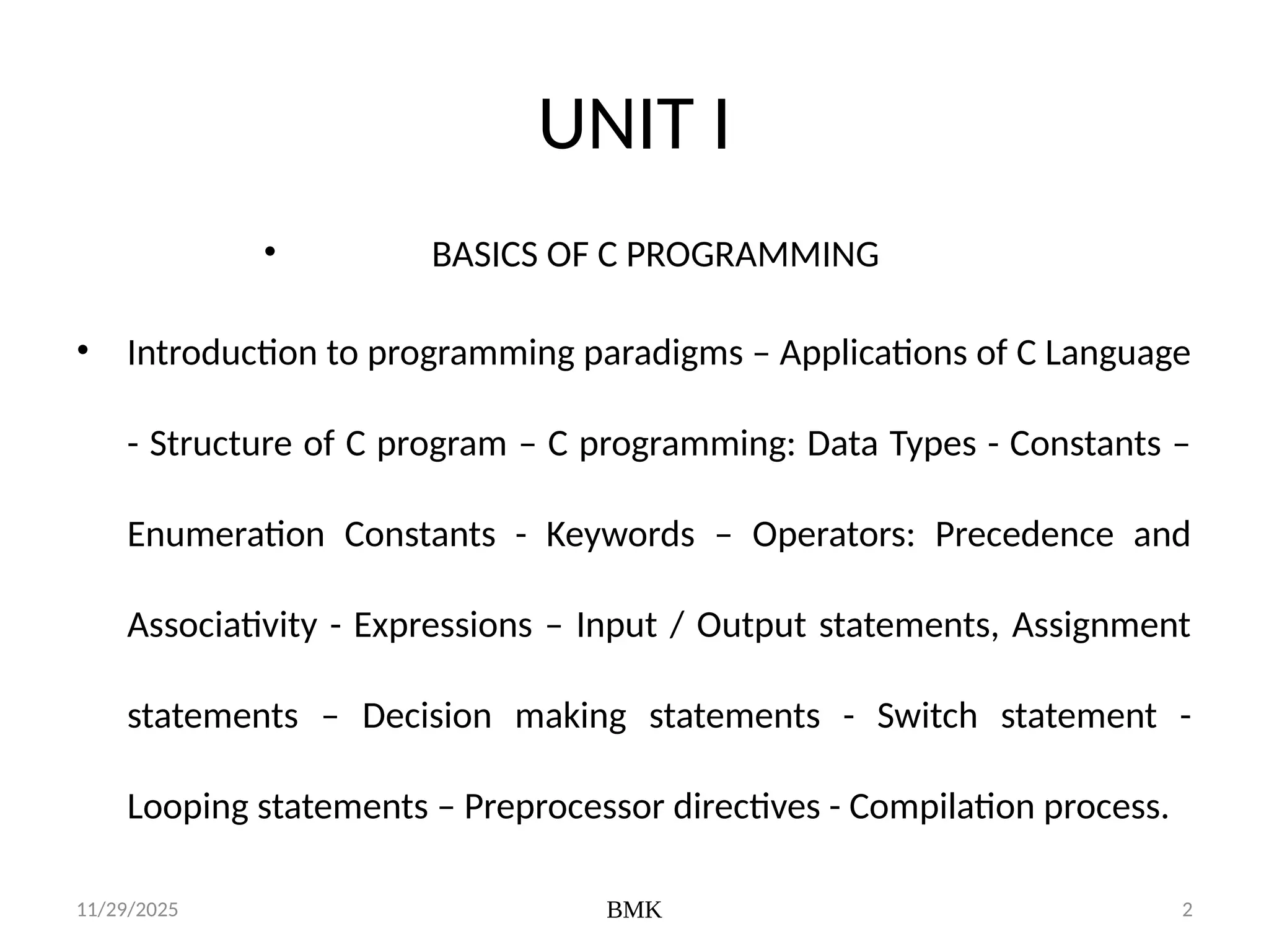 unit-i-basics-of-c-programming [Autosaved].pptx