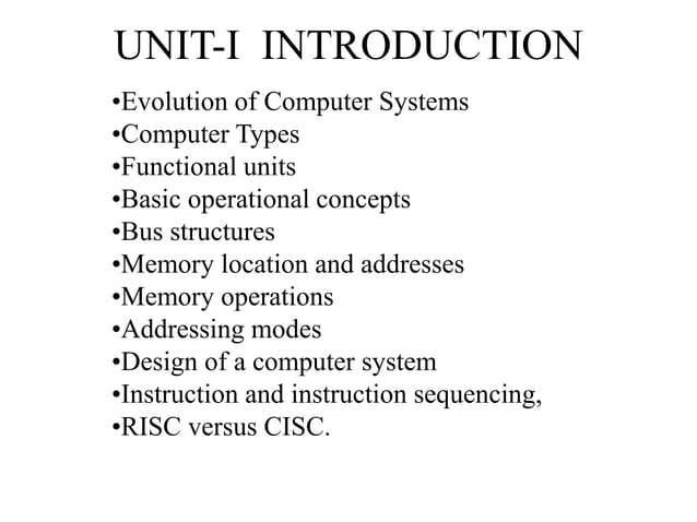 unit-i-computer-organization and architecture.ppt