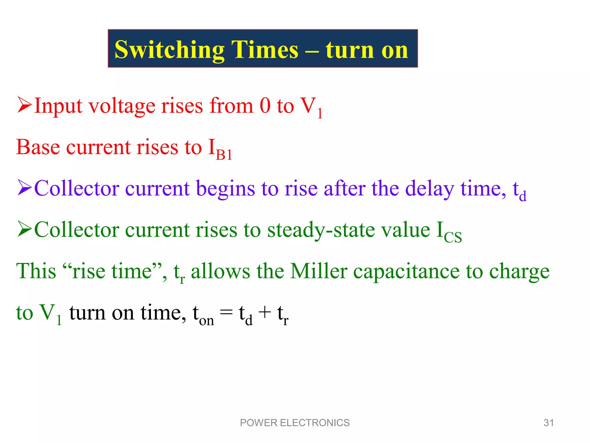 POWER SWITCHING DEVICES | PPT