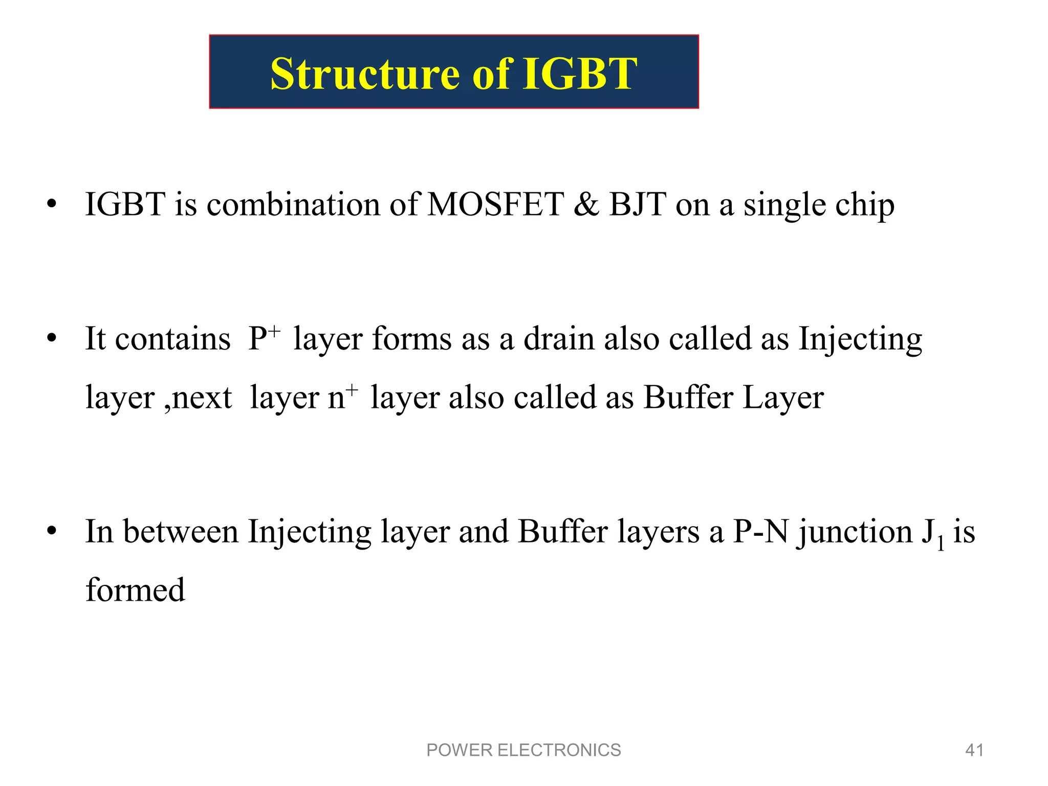 POWER SWITCHING DEVICES | PPT