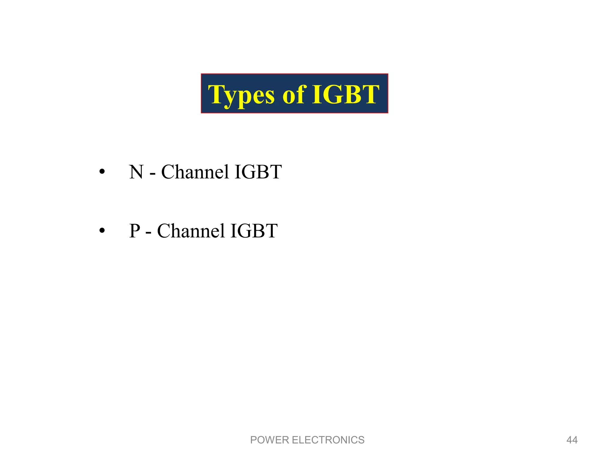 POWER SWITCHING DEVICES | PPT