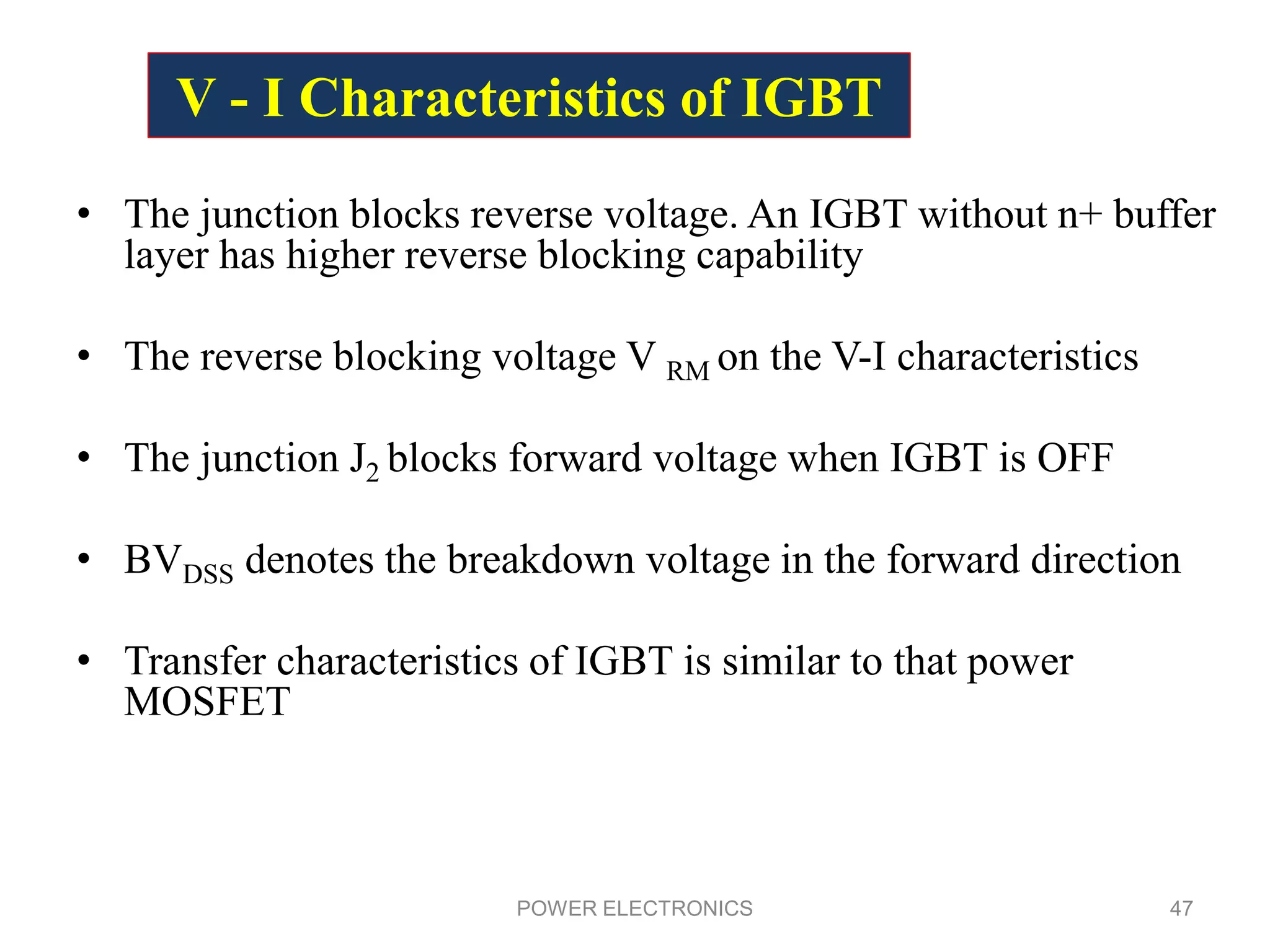 POWER SWITCHING DEVICES | PPT
