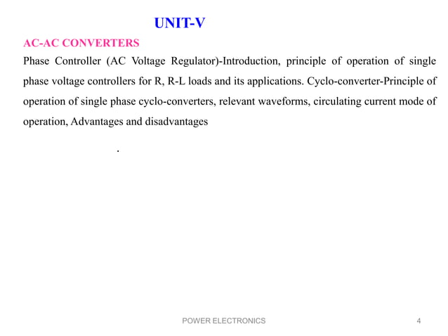 POWER SWITCHING DEVICES | PPT