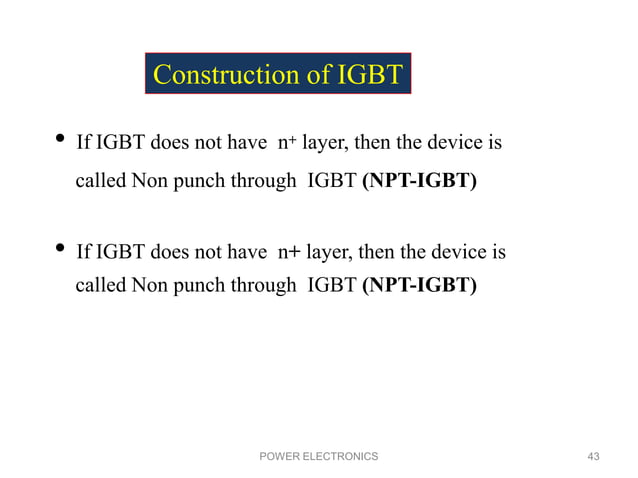 POWER SWITCHING DEVICES | PPT