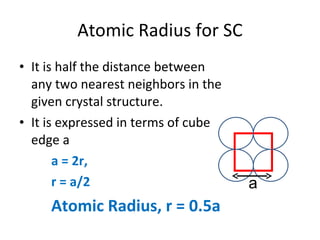 Unit i-crystal structure | PPT