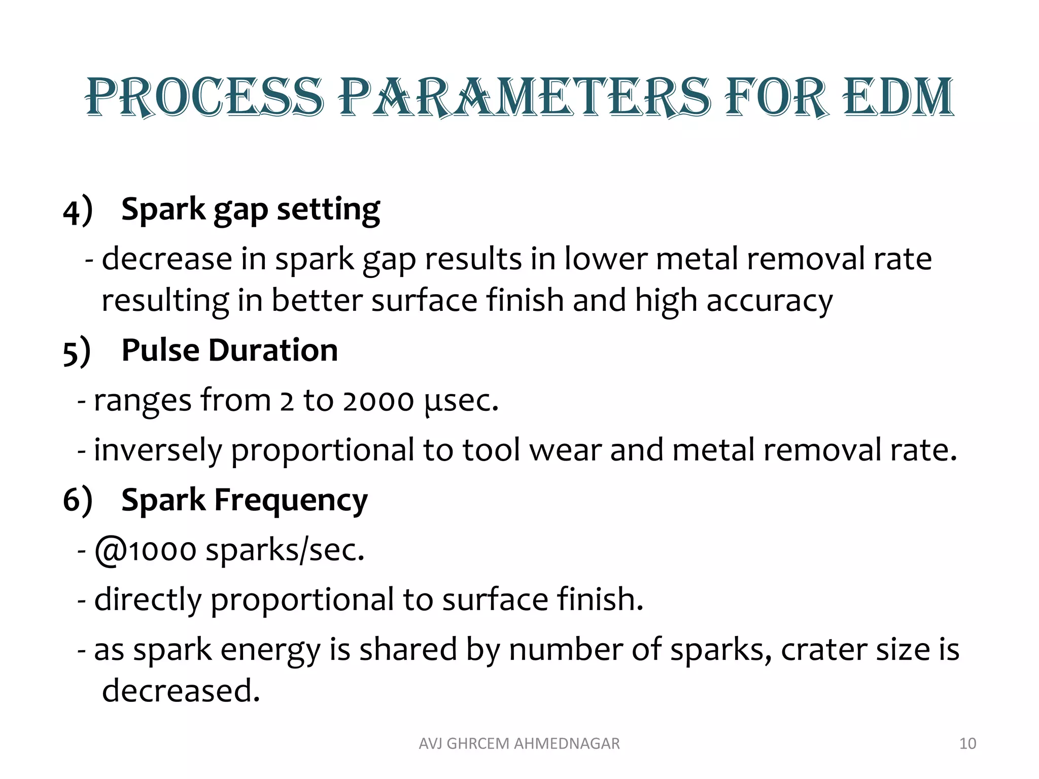 Electric Discharge machining Process | PDF