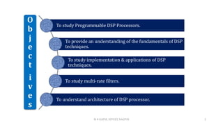 Unit i-fundamentals of programmable DSP processors | PDF