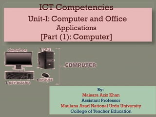 Unit-I- ICT Competencies (B.Ed. Sem-III).pptx