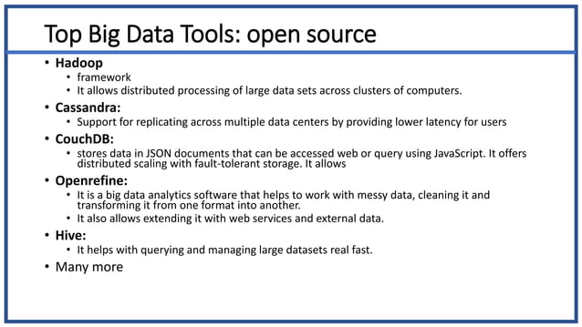Unit-I- Introduction- Traits of Big Data-Final.pptx | Databases | Computer Software and Applications