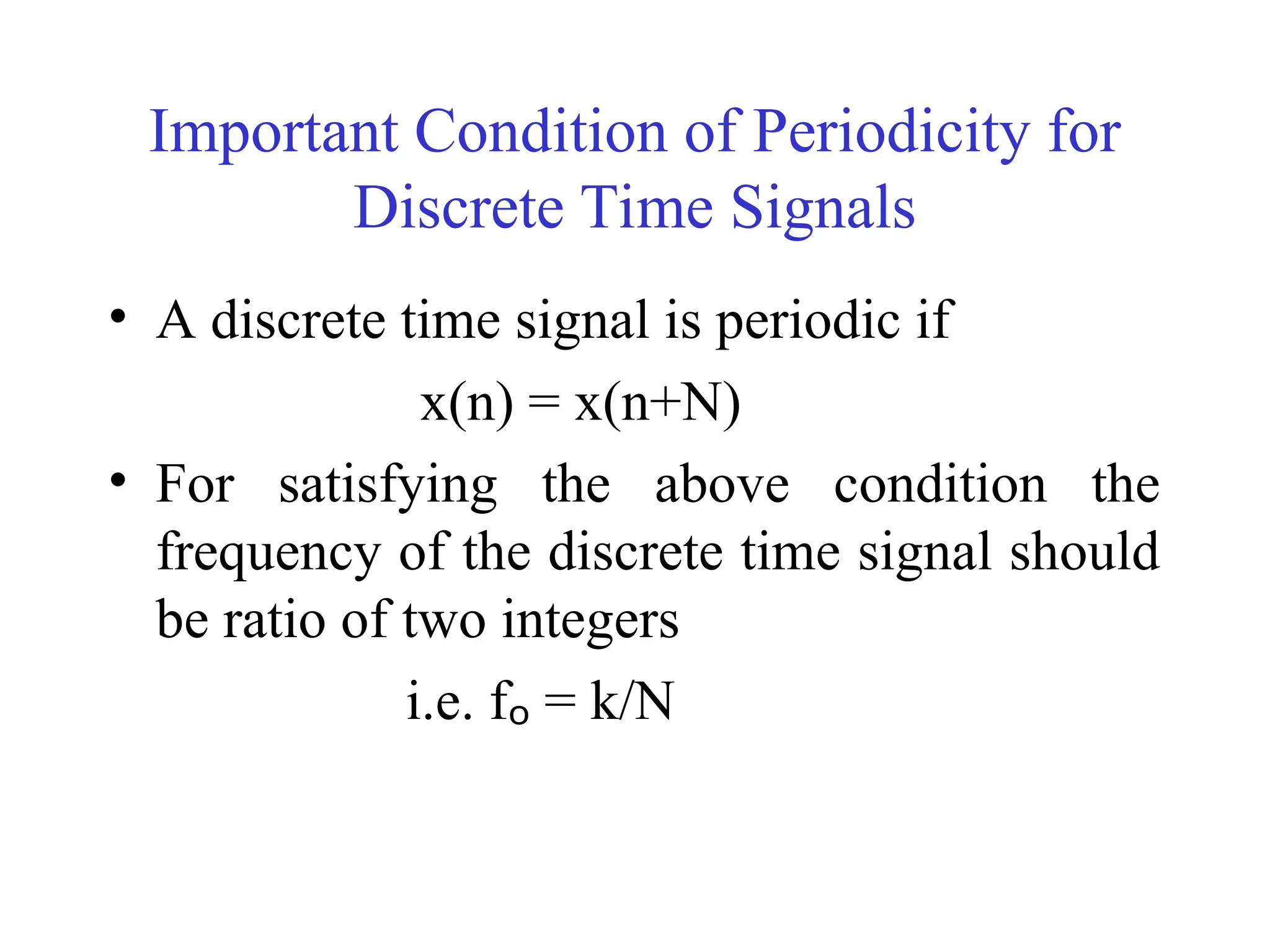 classification of continuous and discrete time signals | PPT