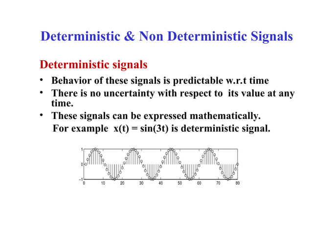 classification of continuous and discrete time signals | PPT