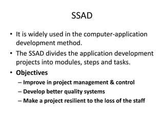 Structured System Analysis and Design-1 | PPTX