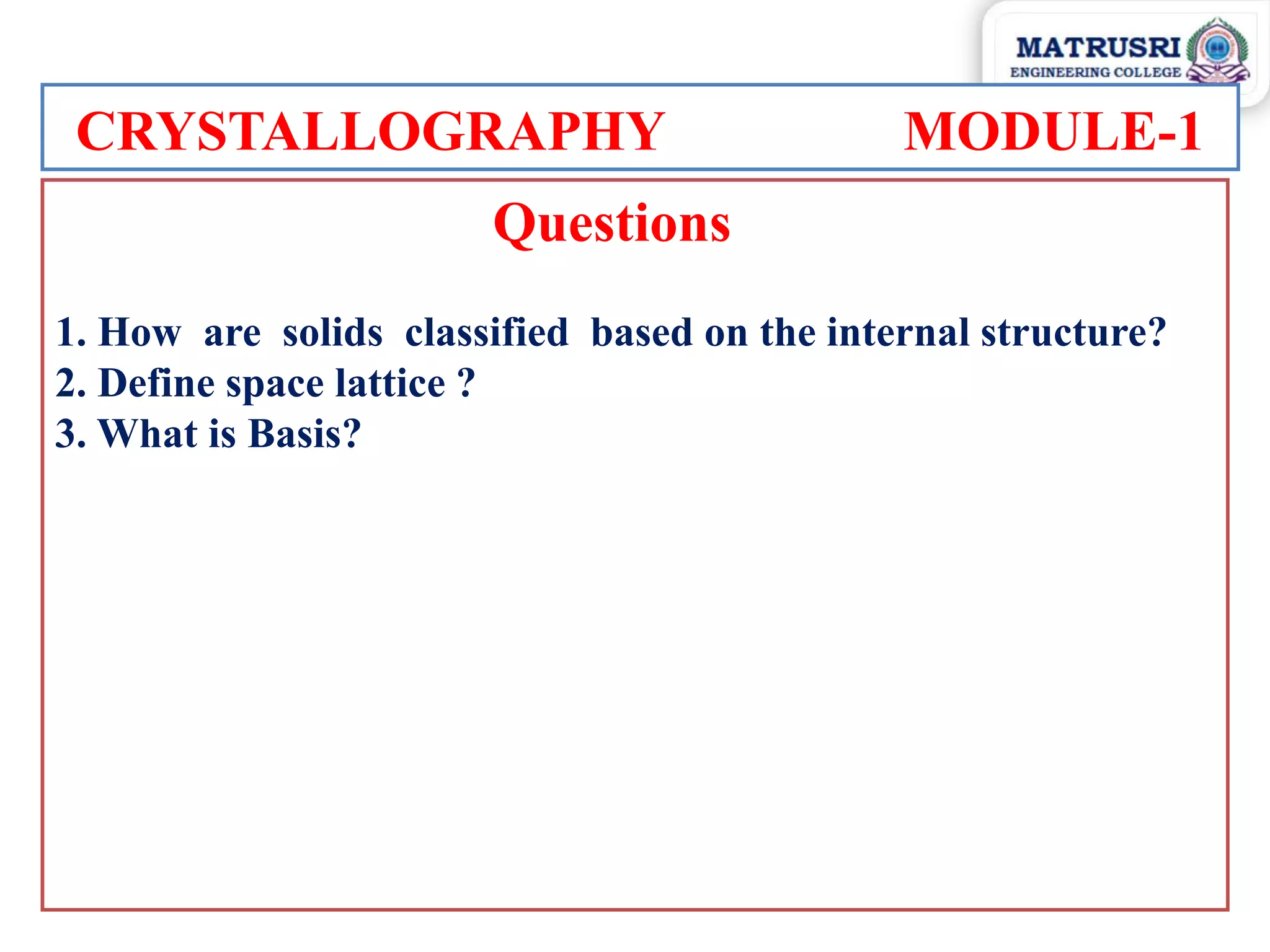 Crystallography and Crystal defects | PDF