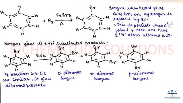 Unit 1-Structure of benzene(Analytical & Synthetic Evidence) | PPTX