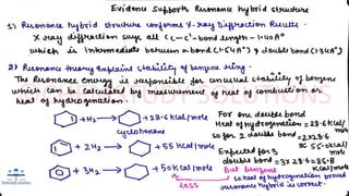Unit 1-Structure of benzene(Analytical & Synthetic Evidence) | PPTX