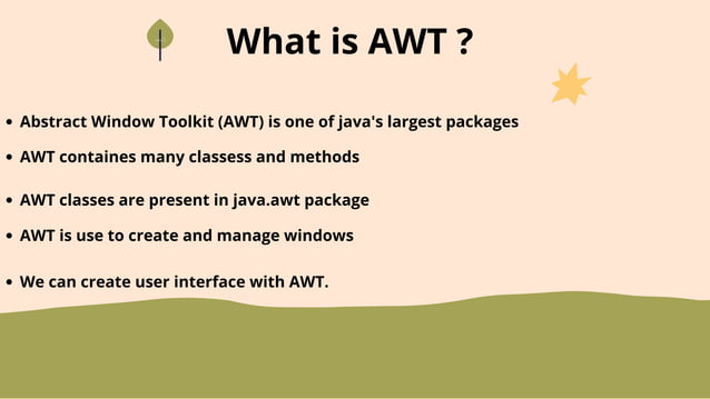 Unit-1 awt advanced java programming | PDF