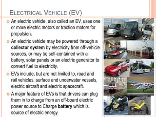 Alternate energy Sources For VEHICLES | PPTX