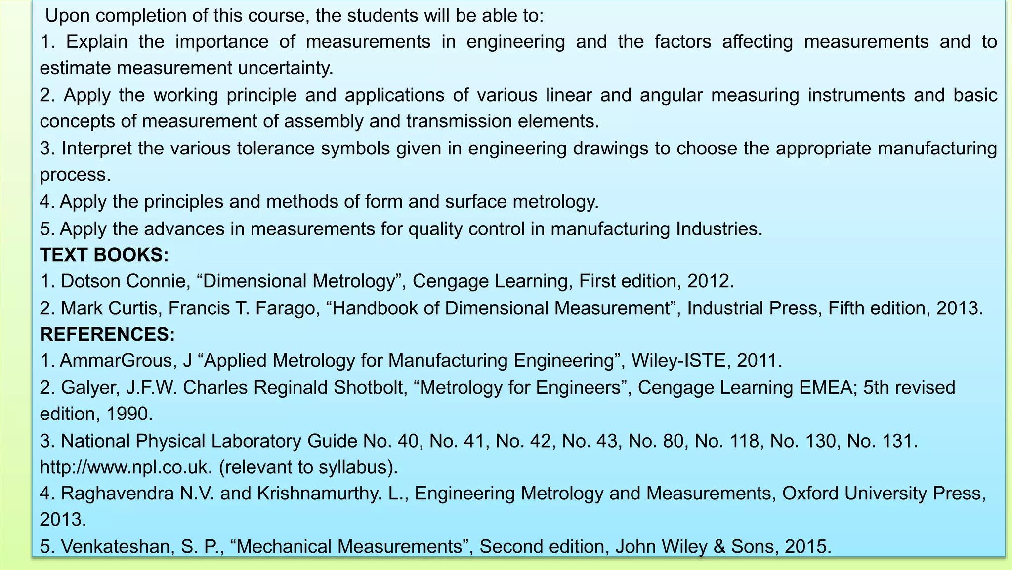 UNIT-I BASICS OF METROLOGY.pptx