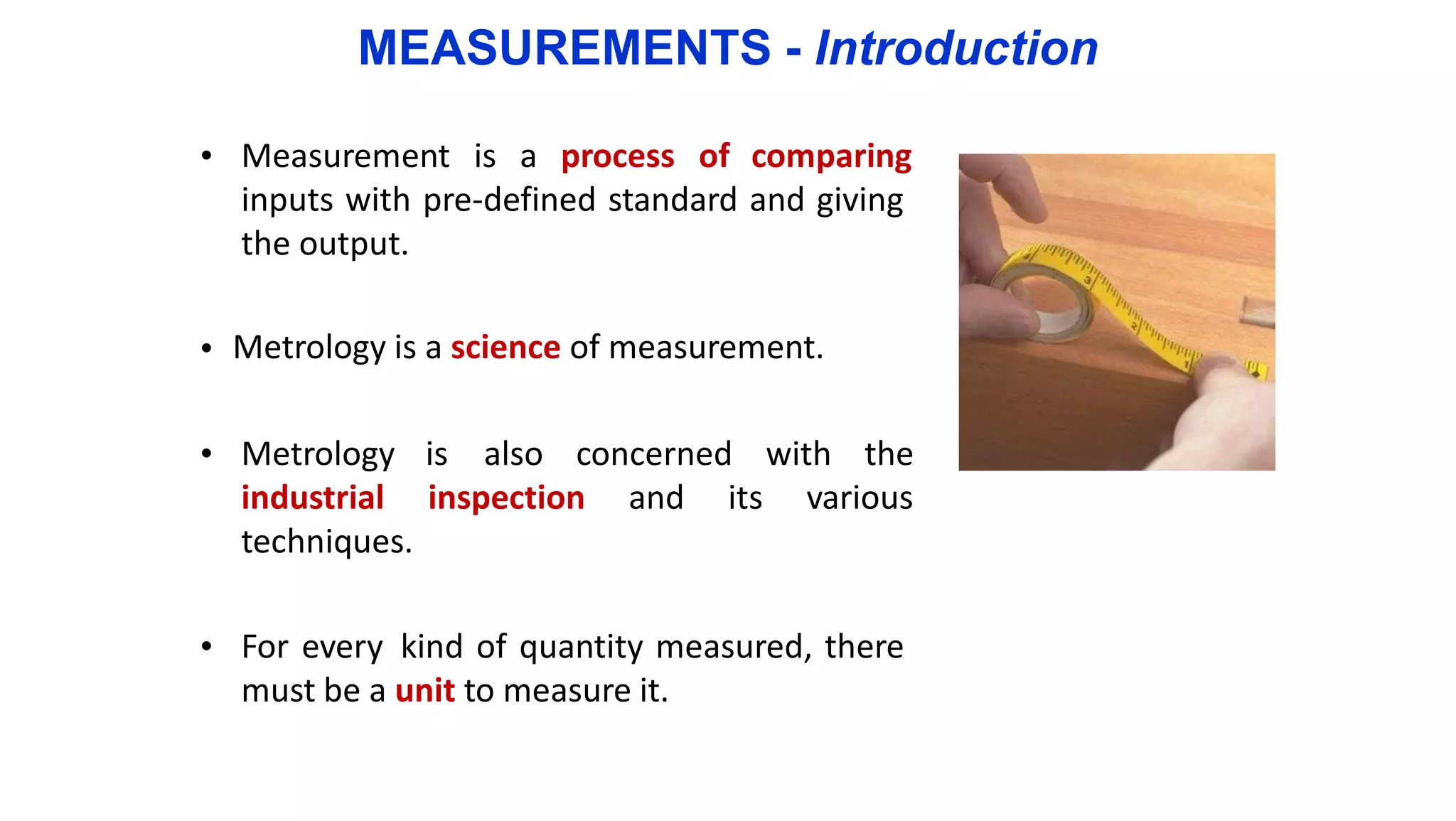 UNIT-I BASICS OF METROLOGY.pptx