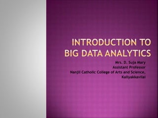 Unit i big data introduction | PPT