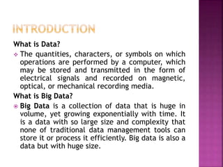 Unit i big data introduction | PPT