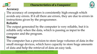 Characteristics of Computer in Business information technology | PPTX
