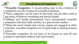 Generation of Computer with examples and their characteristics | PPTX