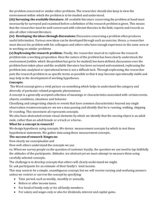 Business Research Methods Unit 1 | DOCX