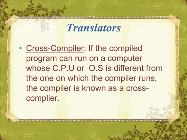 Compiler Design Basics | PPT