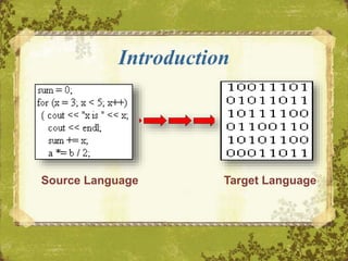 Compiler Design Basics | PPT