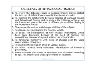 Behavioural Finance | PDF