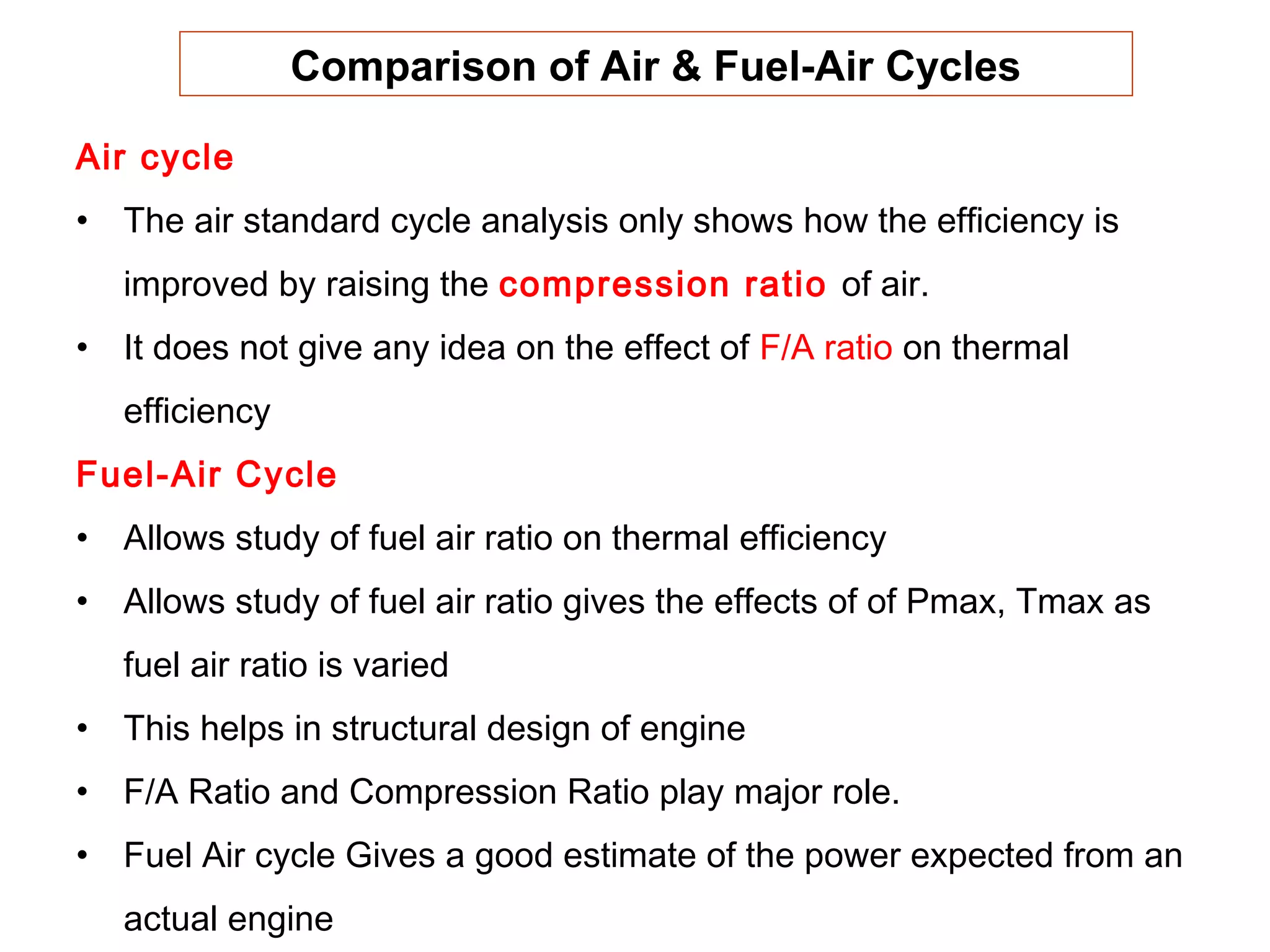 Acutal Cycles and Their Analysis - Unit-I | PPT