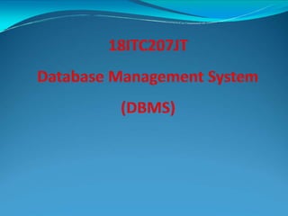 Unit - I DBMS.pptx