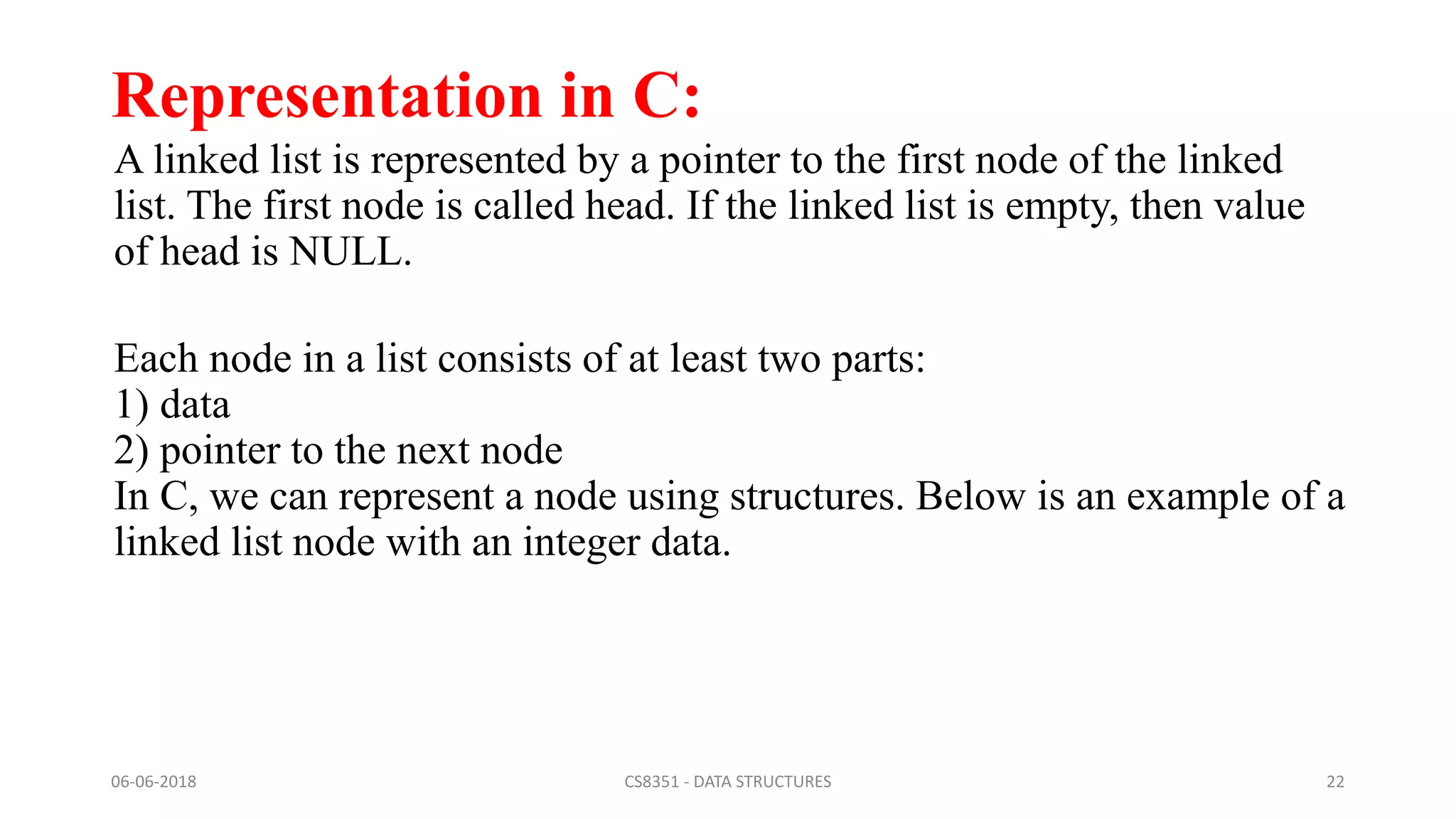 Data Structures (CS8391) | PPT