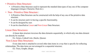 Data Structures (CS8391) | PPTX