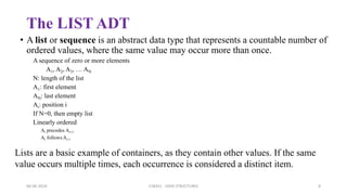 Data Structures (CS8391) | PPTX