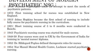 Evolution of Mental Health Services | PPTX