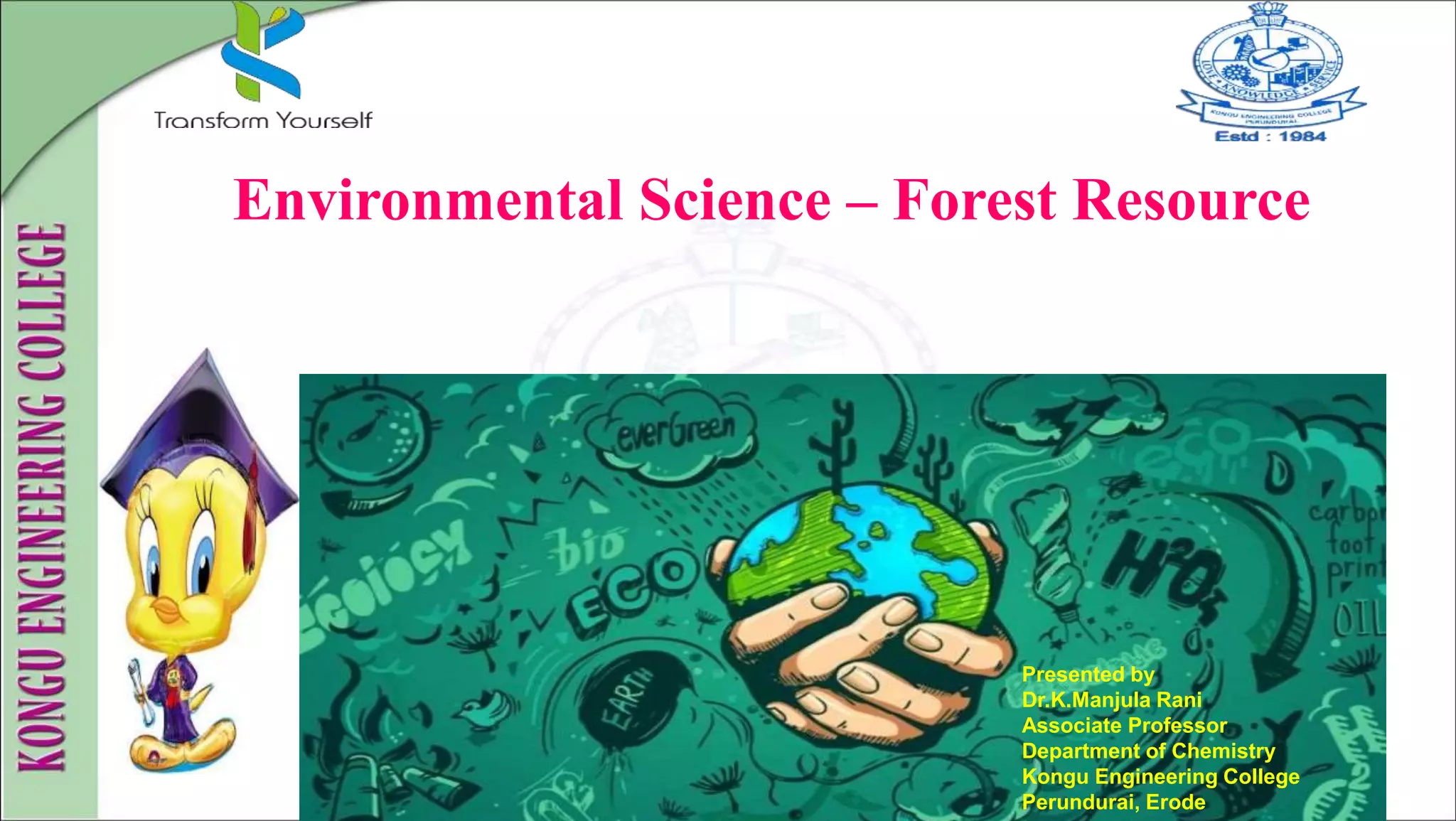 Environmental Science - Forest Resources | PPT