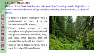 Environmental Science - Forest Resources | PPT