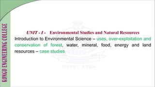 Environmental Science - Forest Resources | PPT